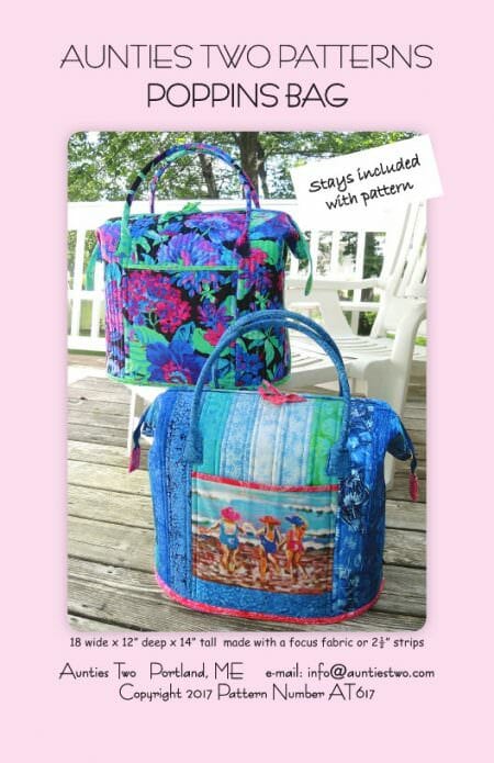 Auntie's Two Patterns - Poppins Bag Interfacing Kit