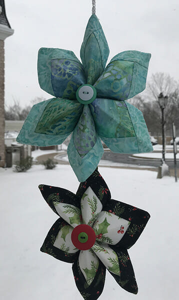 Poor House Quilt Designs - Holiday Stars Kit - Wingspan Crafts