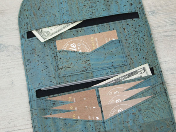 Cork Fabric for Sallie Tomato's "Lucky Penny Wallet" - Wingspan Crafts