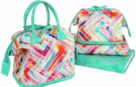 Aunties Two Patterns - Mini Poppins Bag Kit with Pattern - Wingspan Crafts