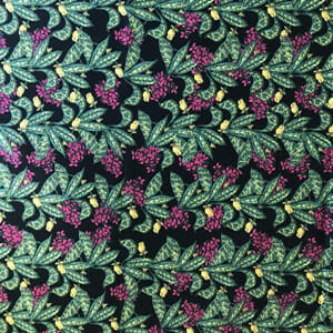 Persia Black - Bolt End - 1/2 yd - Wingspan Crafts