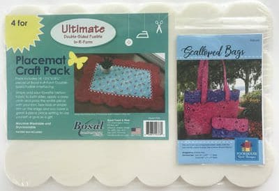 Poorhouse Quilt Designs Scalloped Bags Kit - Wingspan Crafts